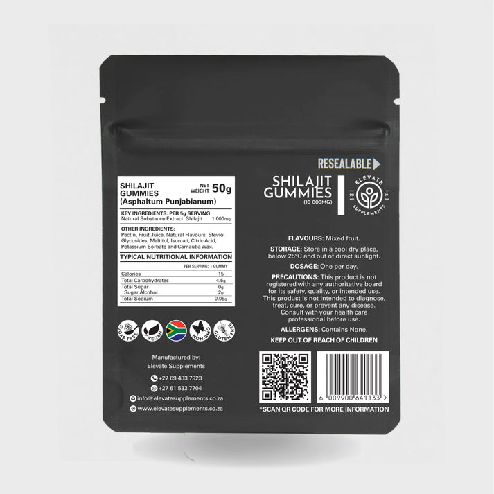 Shilajit Gummies – Elevate Supplements